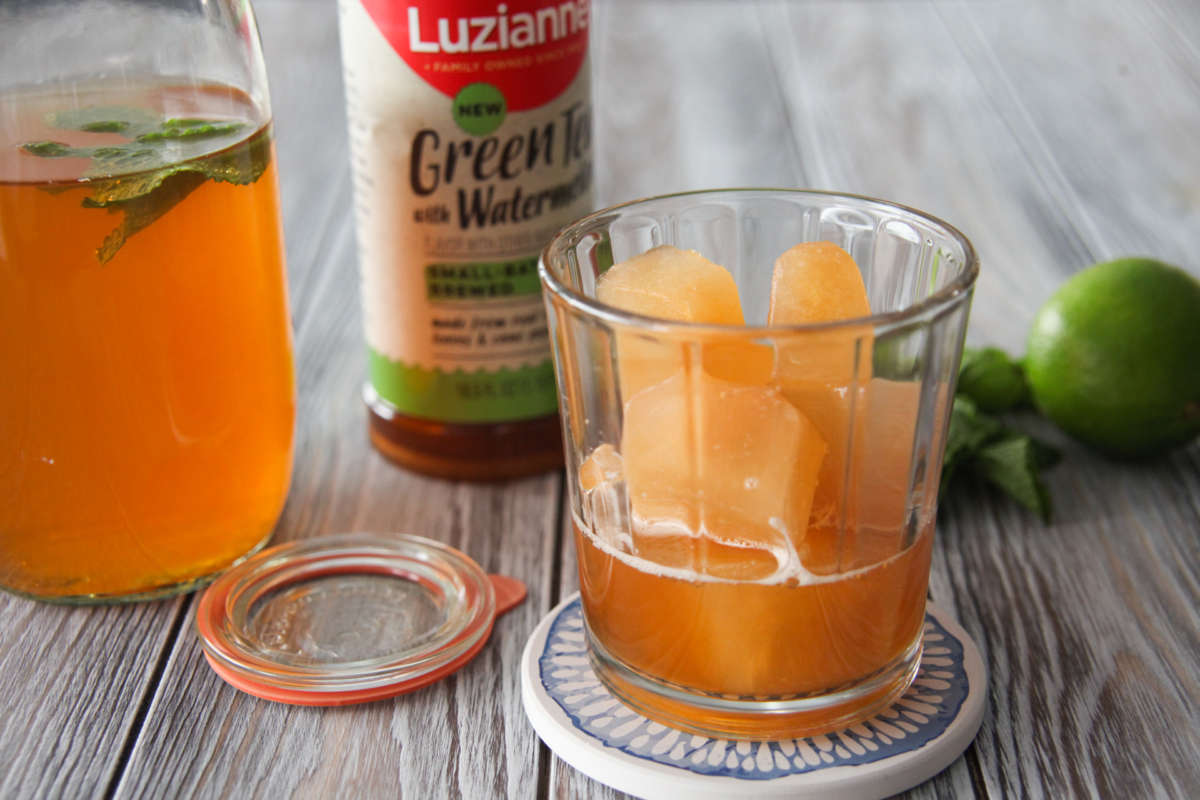 Green Tea and Watermelon Spritzer Recipe - Luzianne Tea