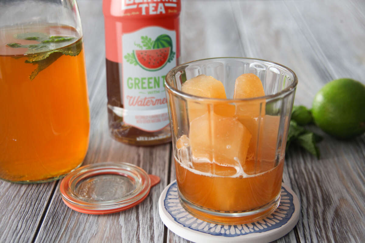 Green Tea and Watermelon Spritzer Recipe - Luzianne Tea